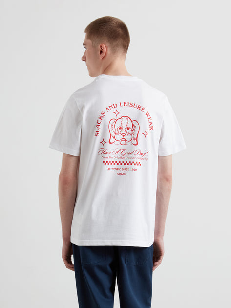 Byron T-Shirt In White | Farah® Online
